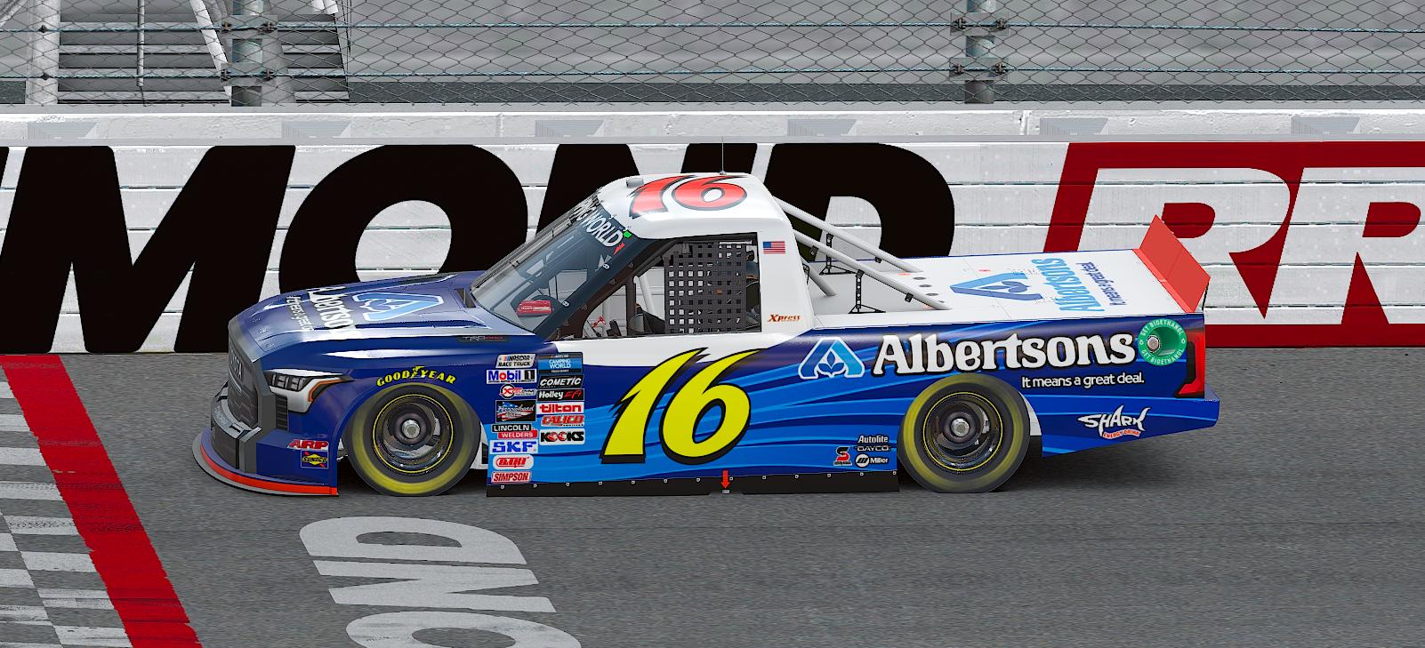 #16 Brian Scott Albertsons / Shark Energy Drink 2022 Toyota Tundra TRD ...