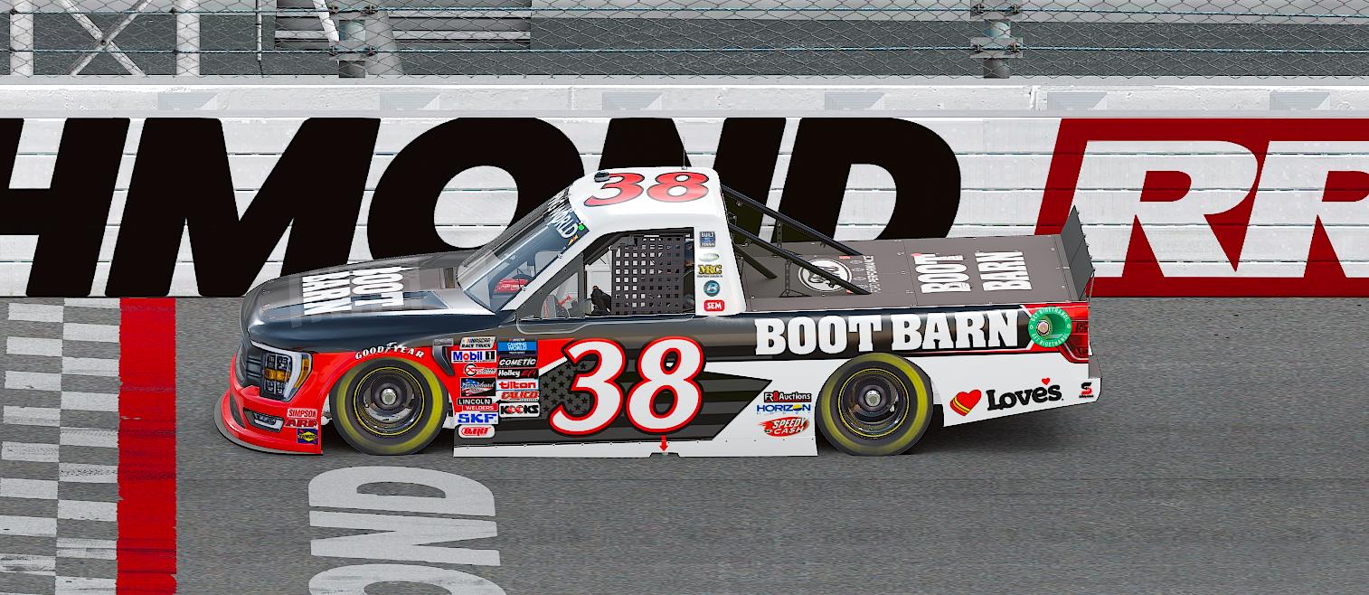Zane Smith Boot Barn 2022 Ford F150 (NO NUMBER) by Andy Warren ...