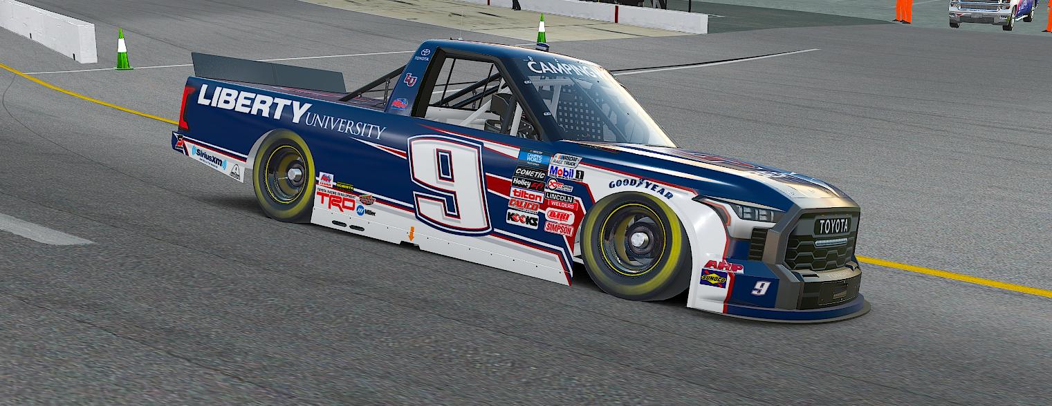 #9 William Byron Liberty University KBM 2022 Toyota Tundra TRD Pro ...