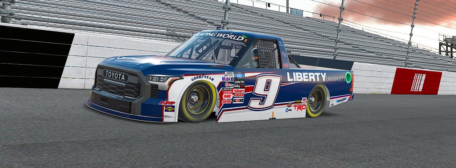 #9 William Byron Liberty University KBM 2022 Toyota Tundra TRD Pro ...