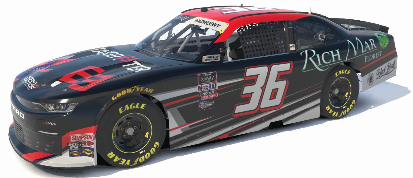 Garrett Smithley 2022 Charlotte Xfinity Car by Dylan Nadwodny - Trading ...