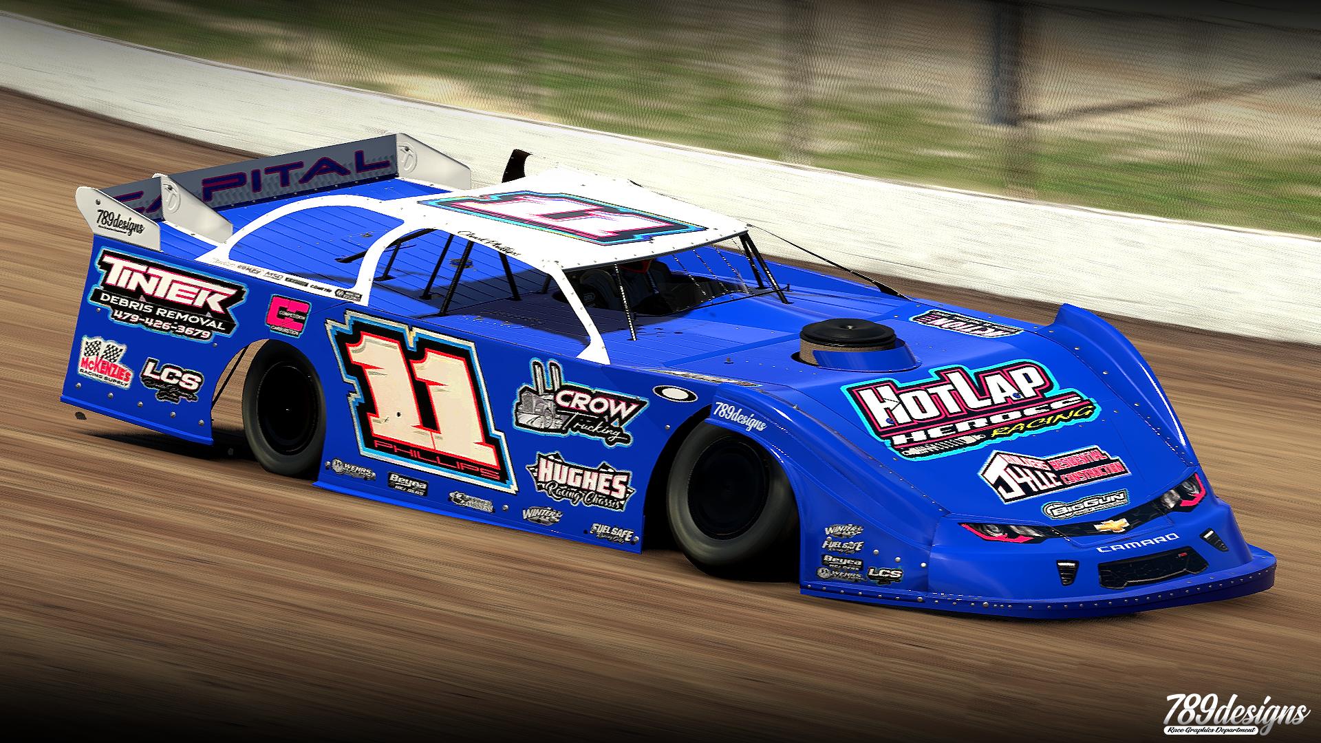 Chad Phillips Dirt Late Model White Top WS by Garrett Marshall ...