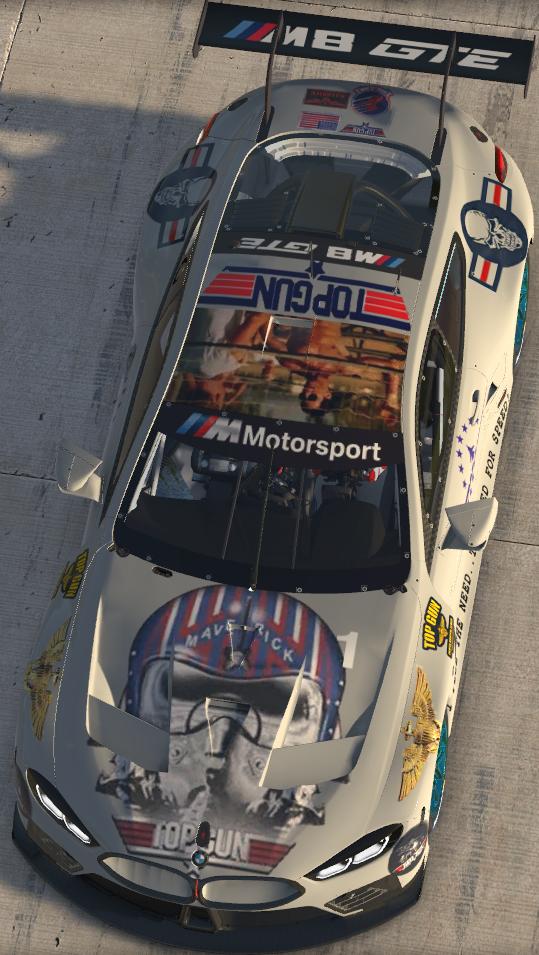 Top Gun Maverick BMW M8 GTE by Todd Schwarz - Trading Paints
