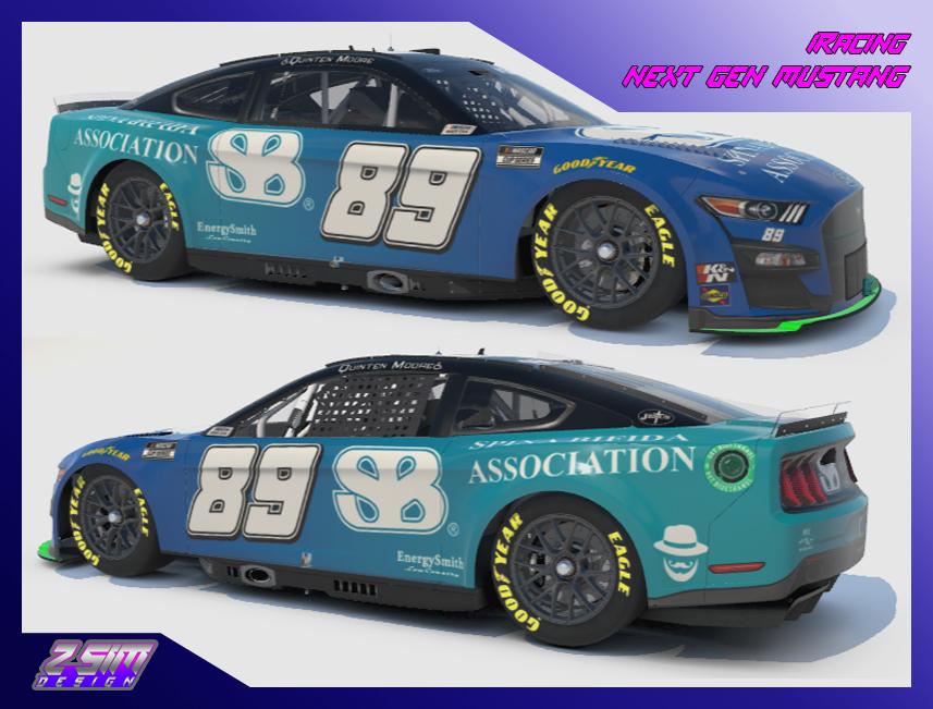 #89 Spina Bifida Foundation NextGen Mustang by Zachary S. - Trading Paints