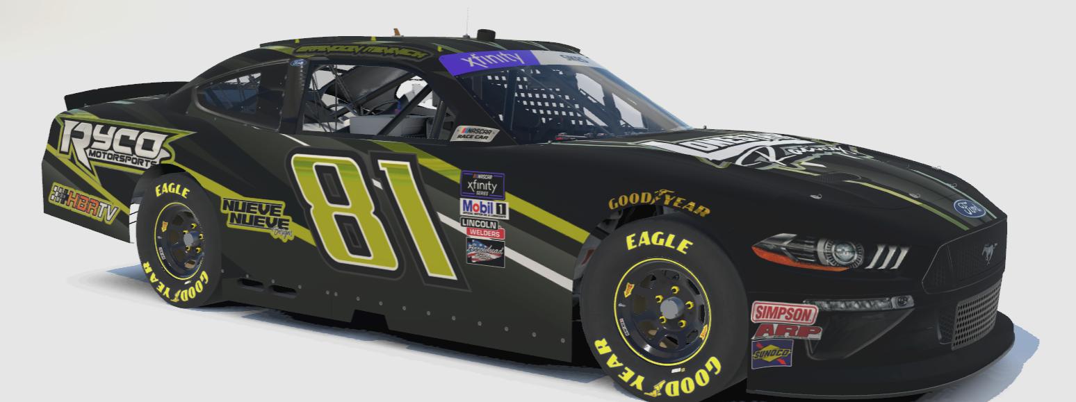 Brandon Minnick #81 Xfinity Ford by Triston Sikes - Trading Paints