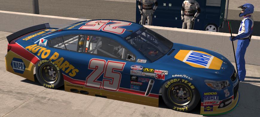 Chase Elliott Napa Retro by Steven Pettit - Trading Paints