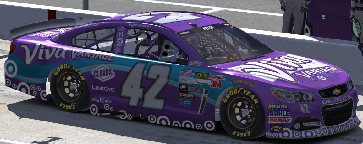 Kyle Larson Viva 2015 by Steven Pettit - Trading Paints