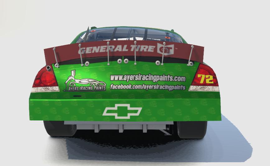 Alan Warneke Green Liquid Death ARCA by Steven Ayers Jr - Trading Paints
