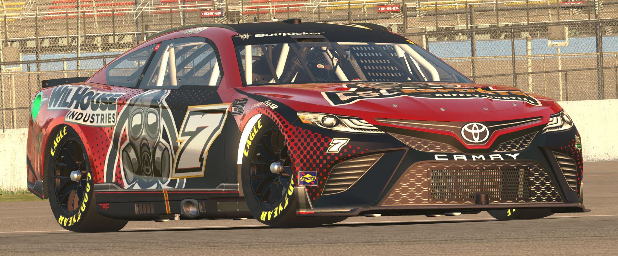 c&c eSports Red #7 Coffey by Nigel Christianson - Trading Paints