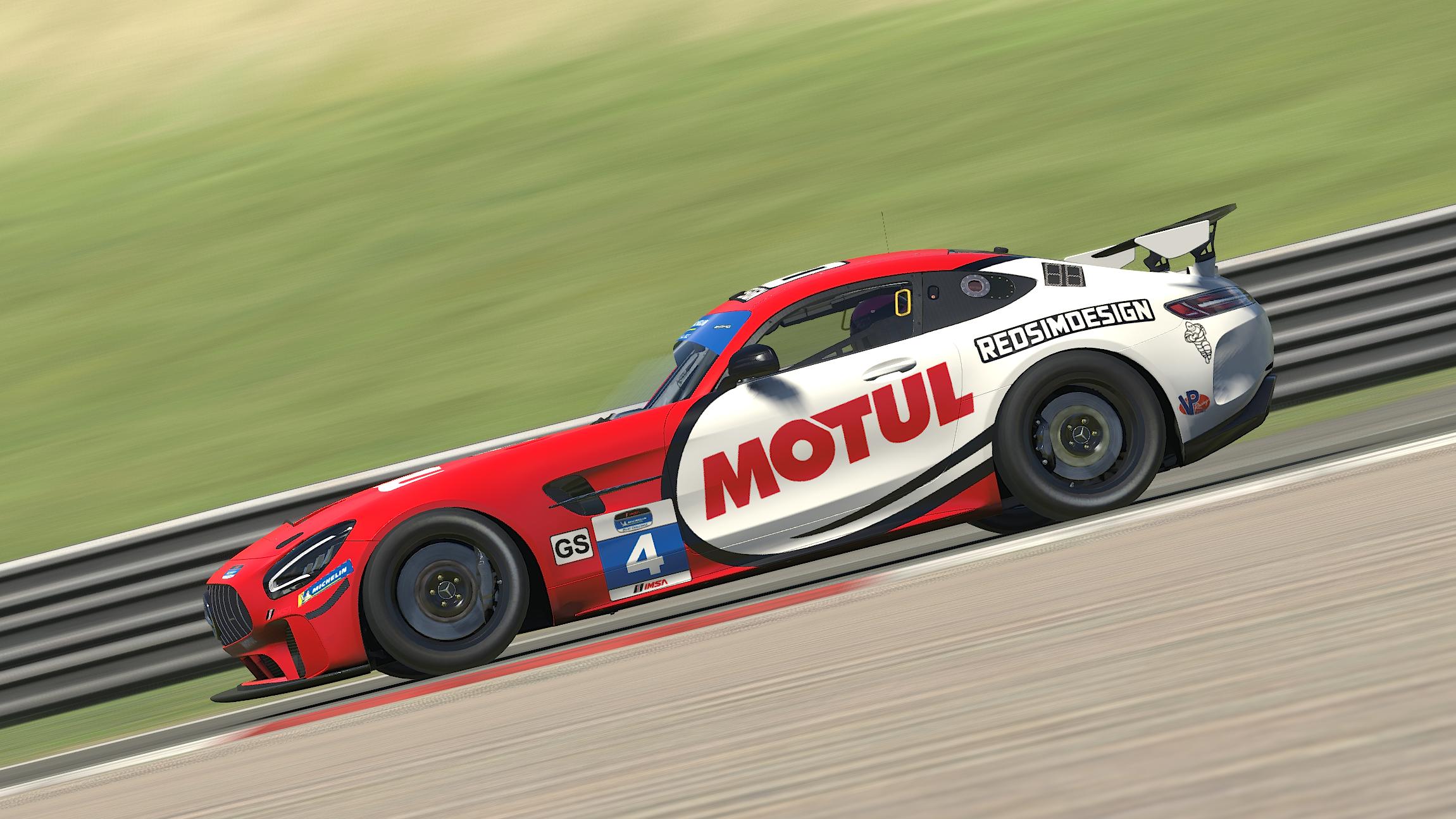 Motul AMG GT4 w/IMSA Decals by Blaine Sparling - Trading Paints