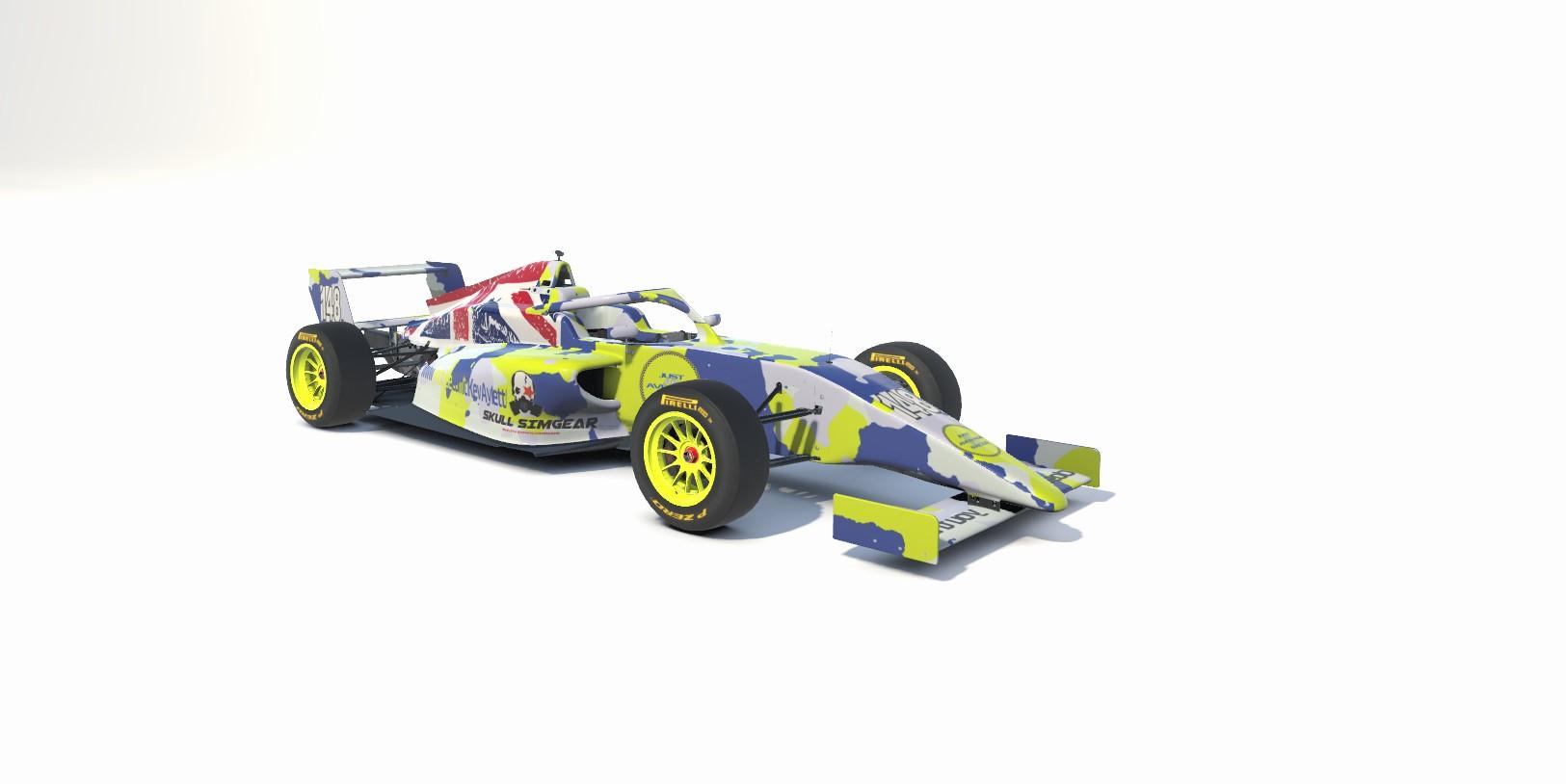 Team JAASR Camo GB F4 Livery by Kev Aylett - Trading Paints