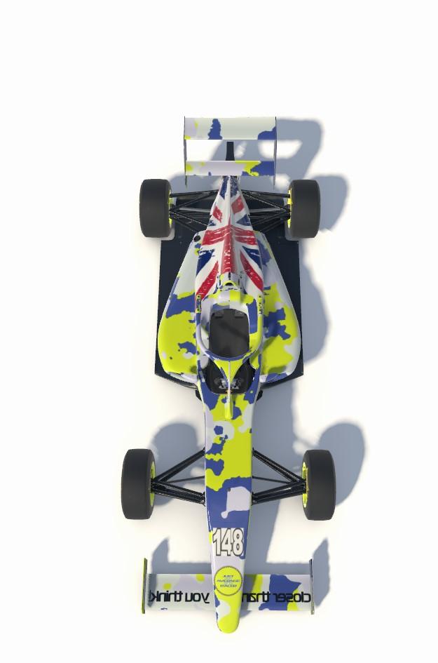 Team JAASR Camo GB F4 Livery by Kev Aylett - Trading Paints