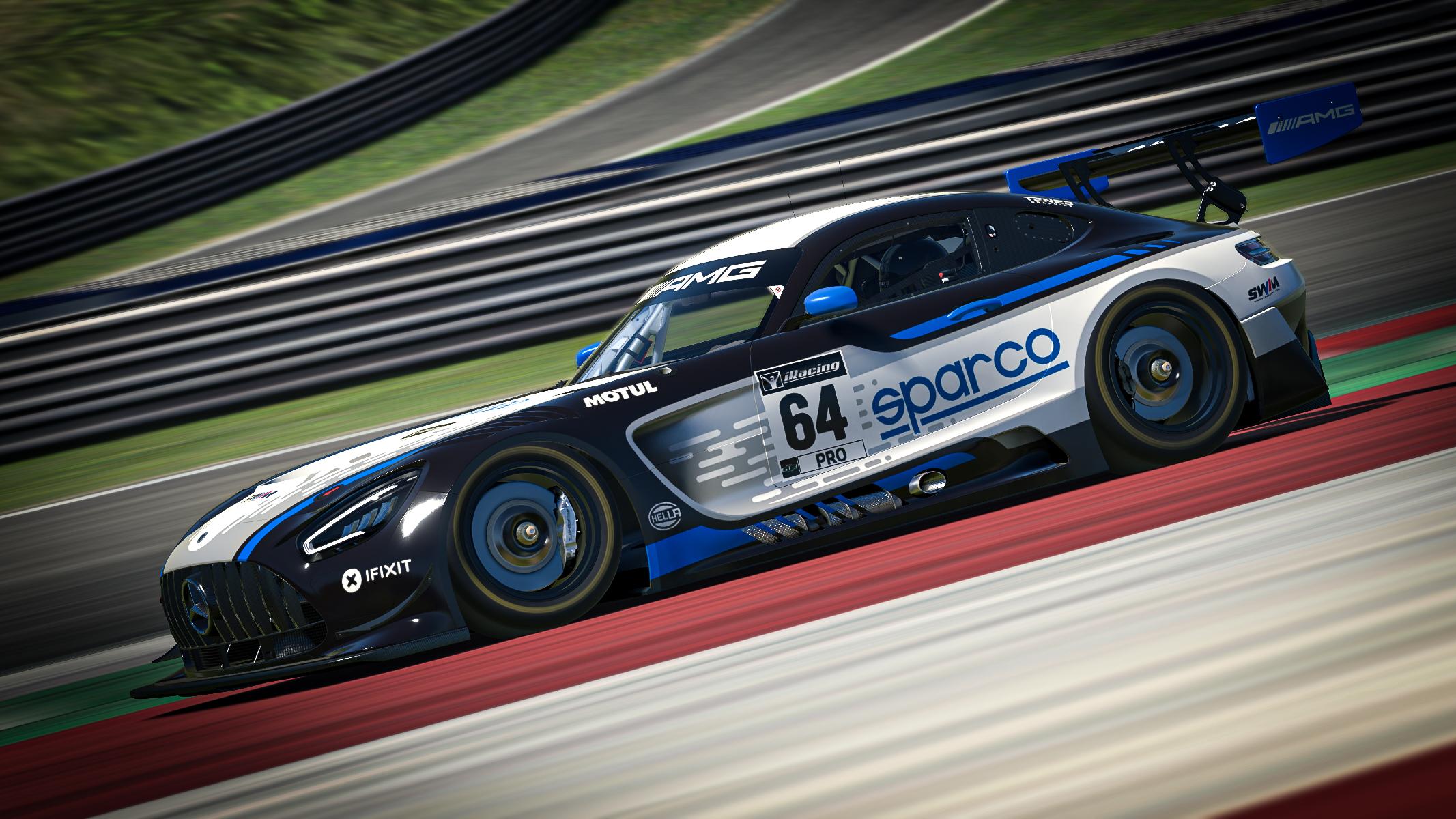 Sparco Mercedes AMG GT3 2020 by Justin T Wilkinson - Trading Paints