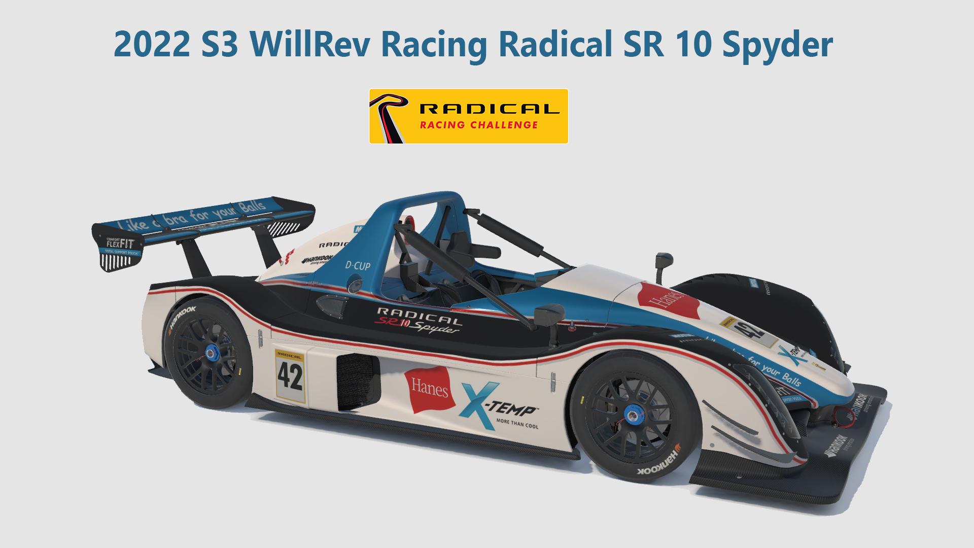 2022 S3 Radical SR 10 Spyder by Bill Krause - Trading Paints