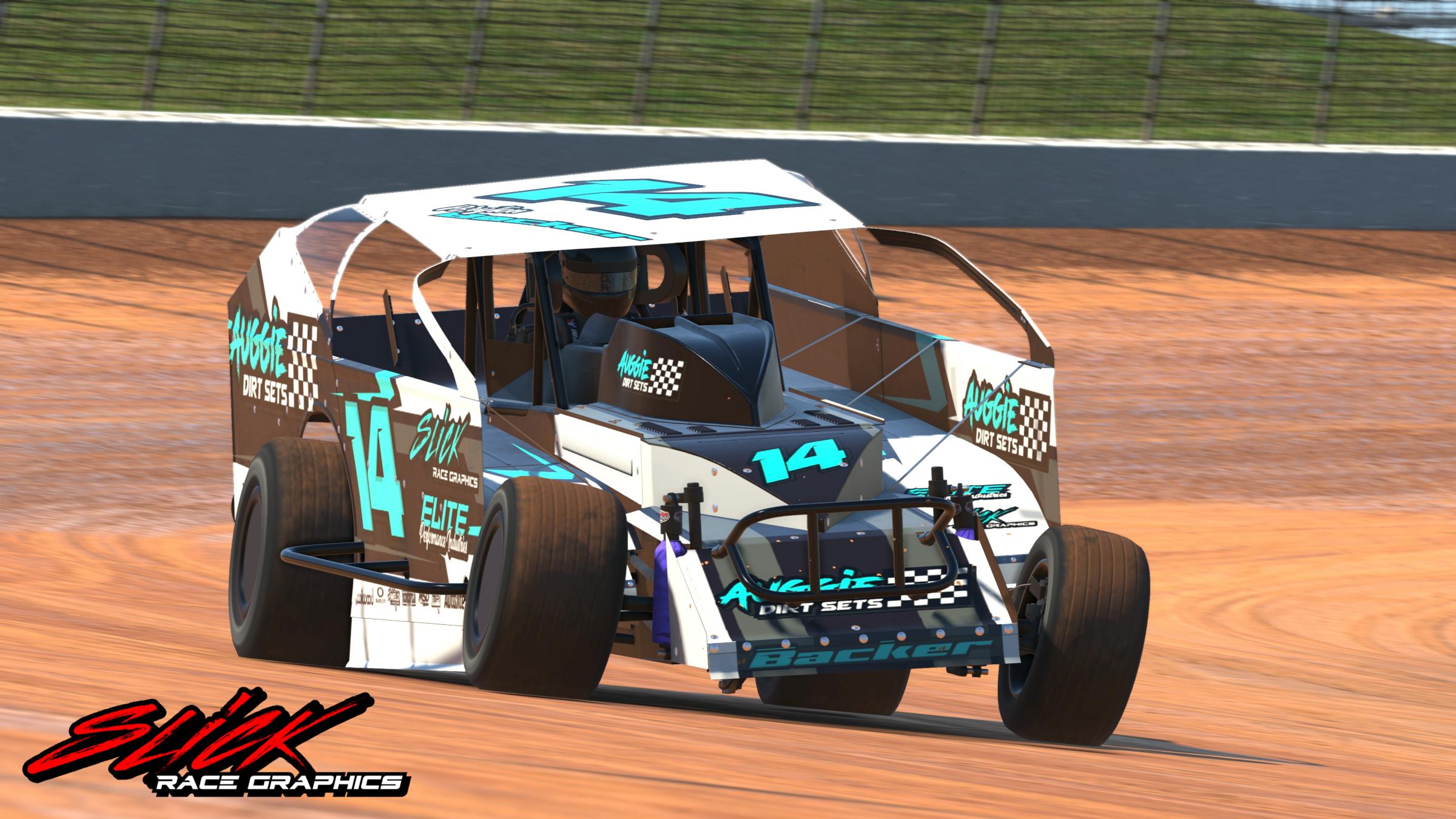 Bryton Backer Auggie Dirt Sets House Car #14 by Dillan B. - Trading Paints
