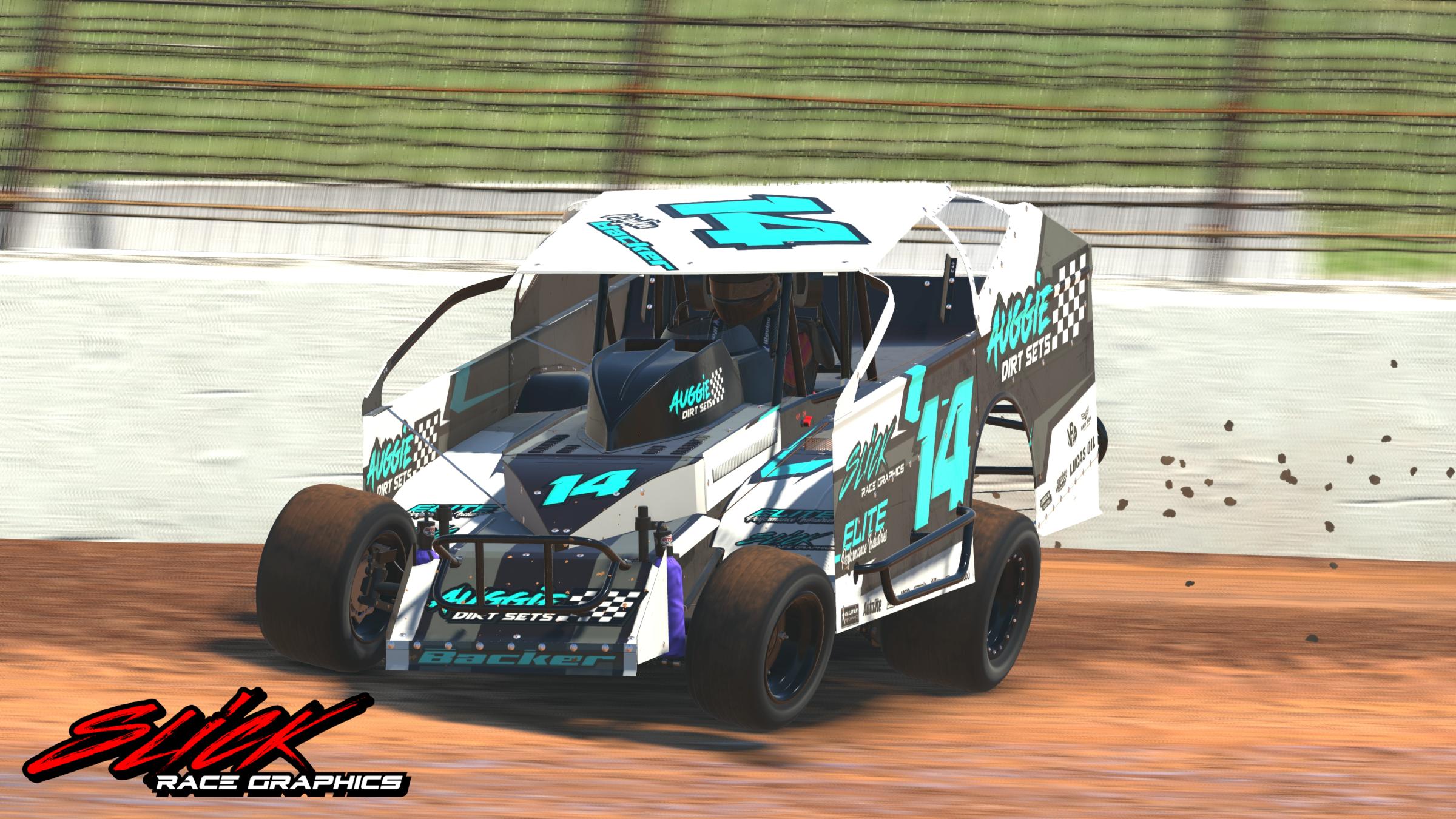 Bryton Backer Auggie Dirt Sets House Car #14 by Dillan B. - Trading Paints