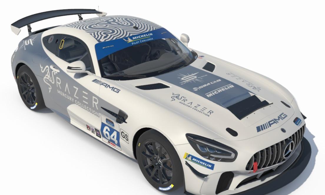 Razer Mercury AMG GT4 by Austin Rahn - Trading Paints