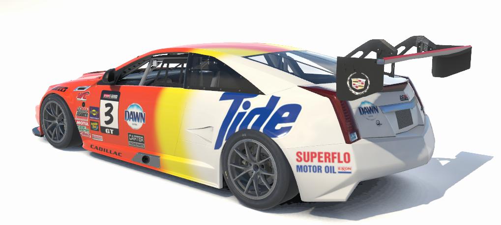 Retro NASCAR style Tide Cadillac by Dalton Carter - Trading Paints
