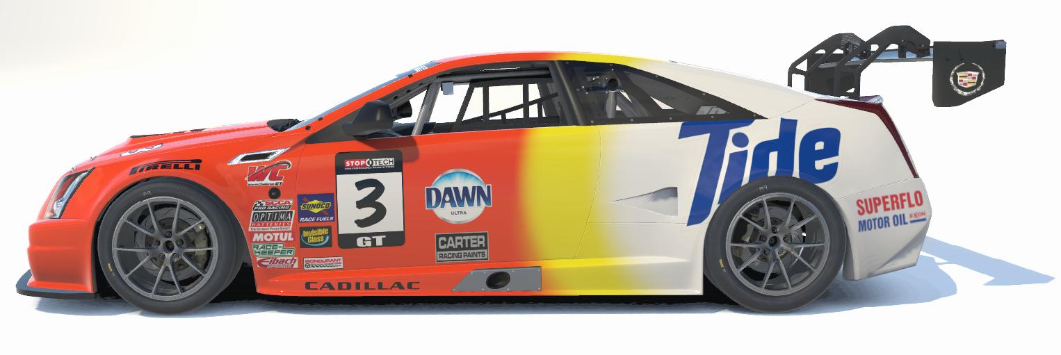 Retro NASCAR style Tide Cadillac by Dalton Carter - Trading Paints