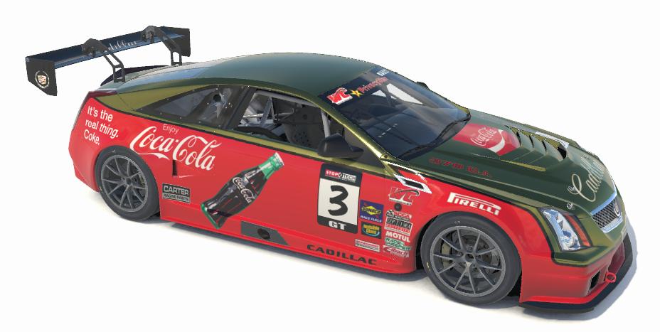 Classic Coca Cola Cadillac by Dalton Carter - Trading Paints