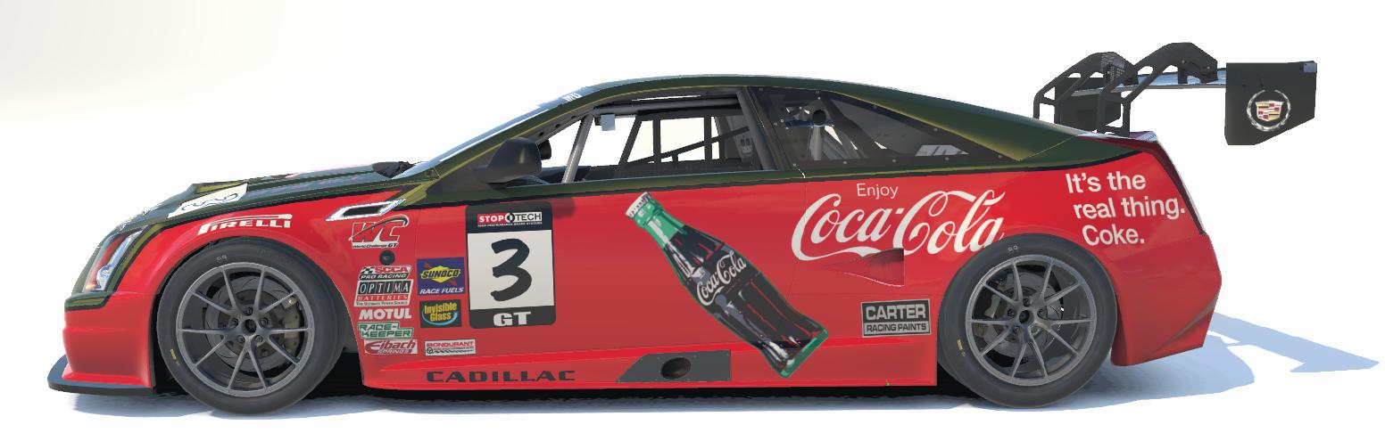 Classic Coca Cola Cadillac by Dalton Carter - Trading Paints