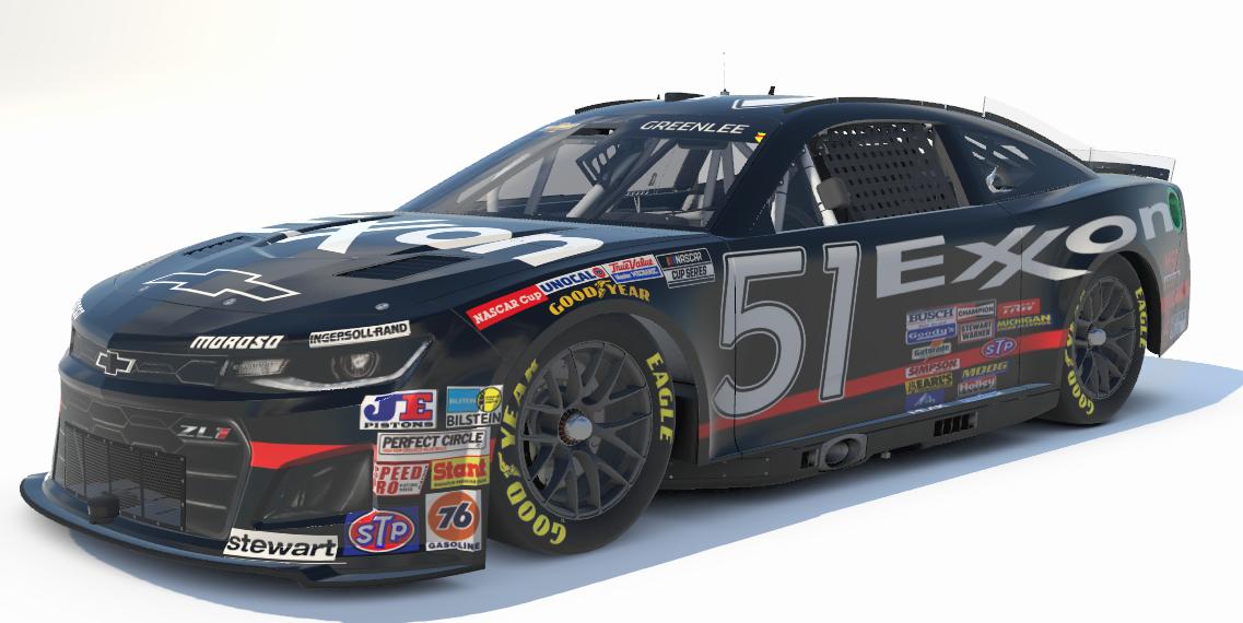 Rowdy Burns 2022 Chevrolet Camaro Throwback *Days of Thunder* *Custom ...