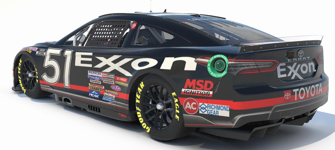 Rowdy Burns Exxon Throwback - 2022 Toyota Camry *Days of Thunder* by ...