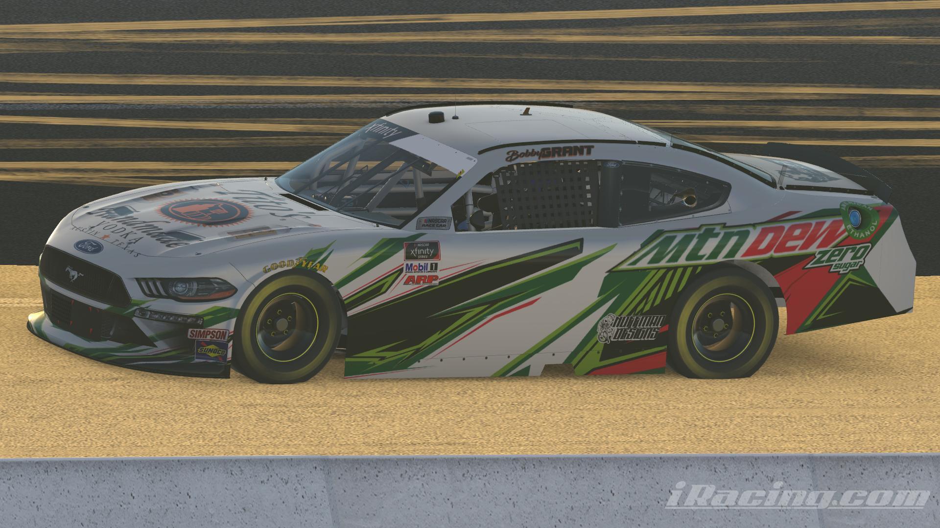 Bobby Grant Xfinity White by Alex Huffman - Trading Paints