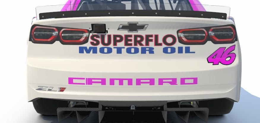 Cole Trickle SuperFlow 2022 Chevrolet Camaro Throwback *Days of Tunder ...