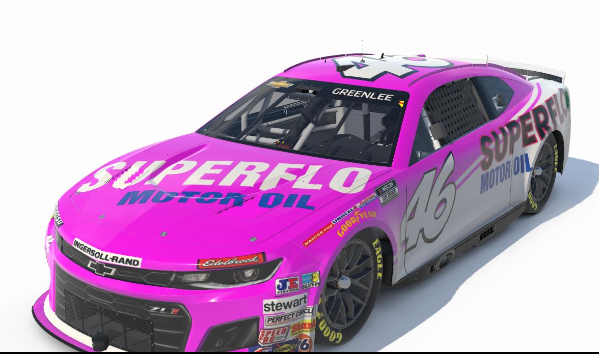 Cole Trickle SuperFlow 2022 Chevrolet Camaro Throwback *Days of Tunder ...