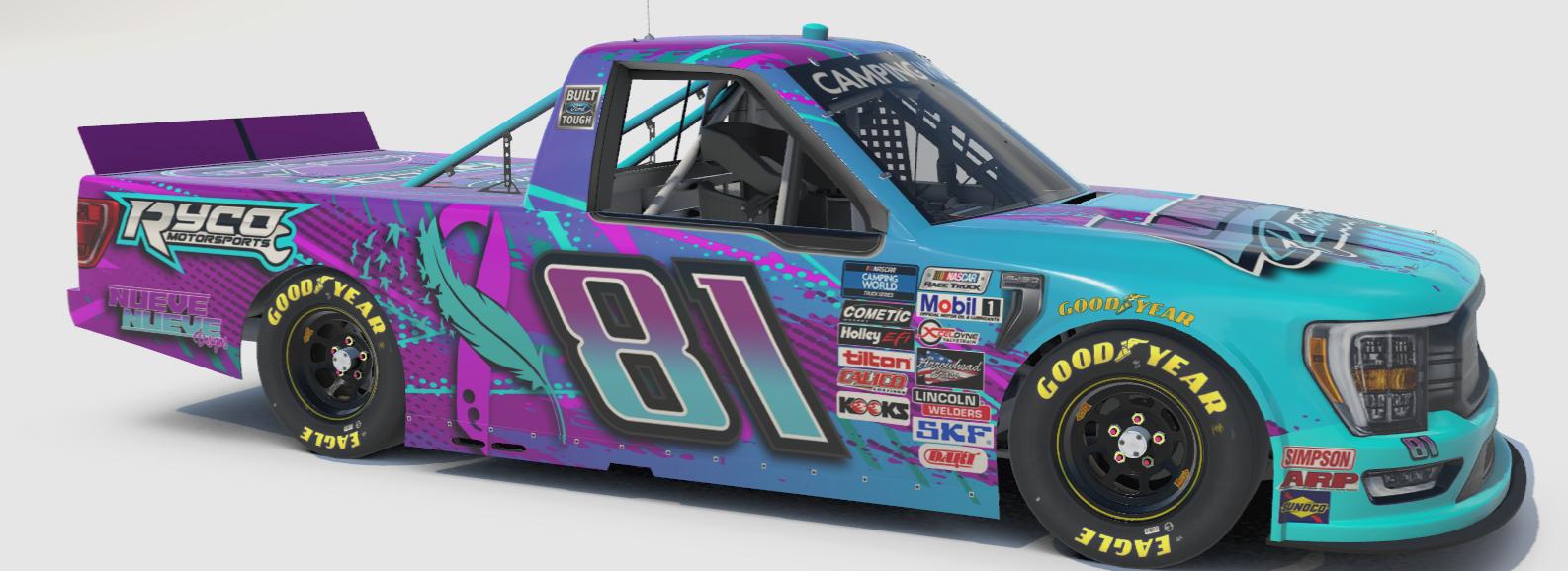 Brandon Minnick #81 Suicide Prevention Truck by Triston Sikes - Trading ...