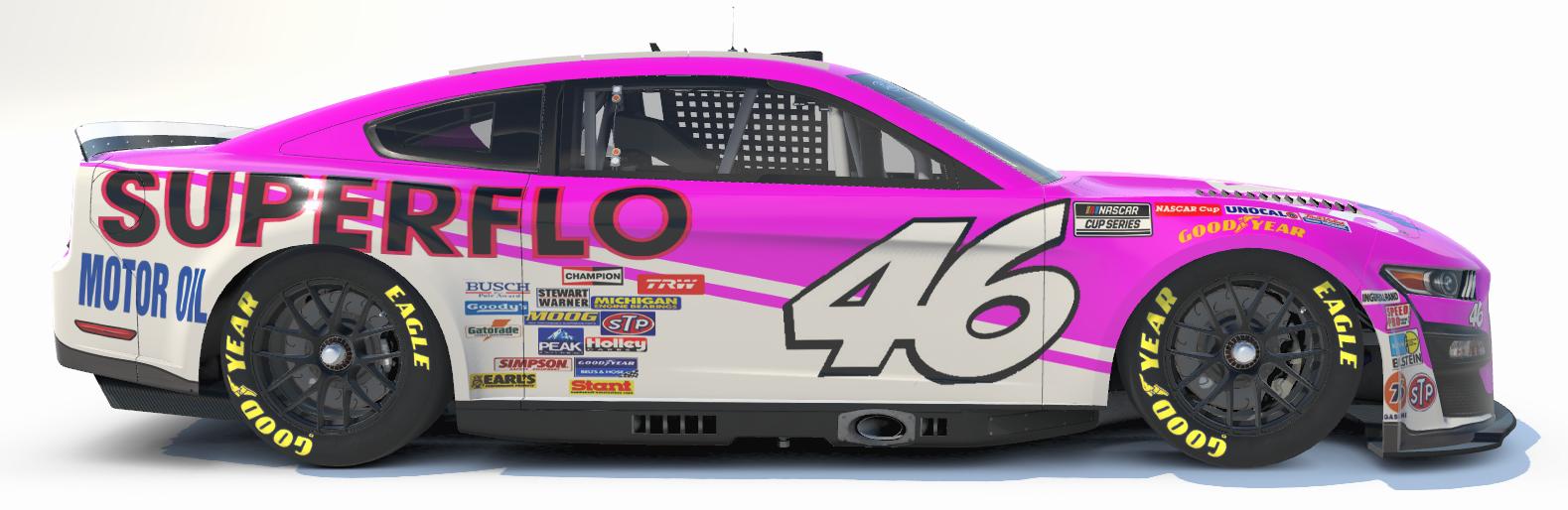 Cole Trickle Superflow Ford Mustang Throwback *Days of Tunder* *Custom ...