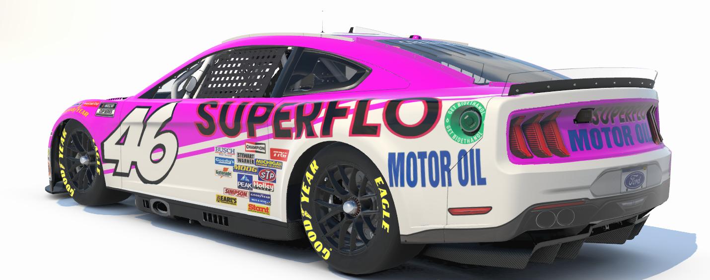 Cole Trickle Superflow Ford Mustang Throwback *Days of Tunder* *Custom ...