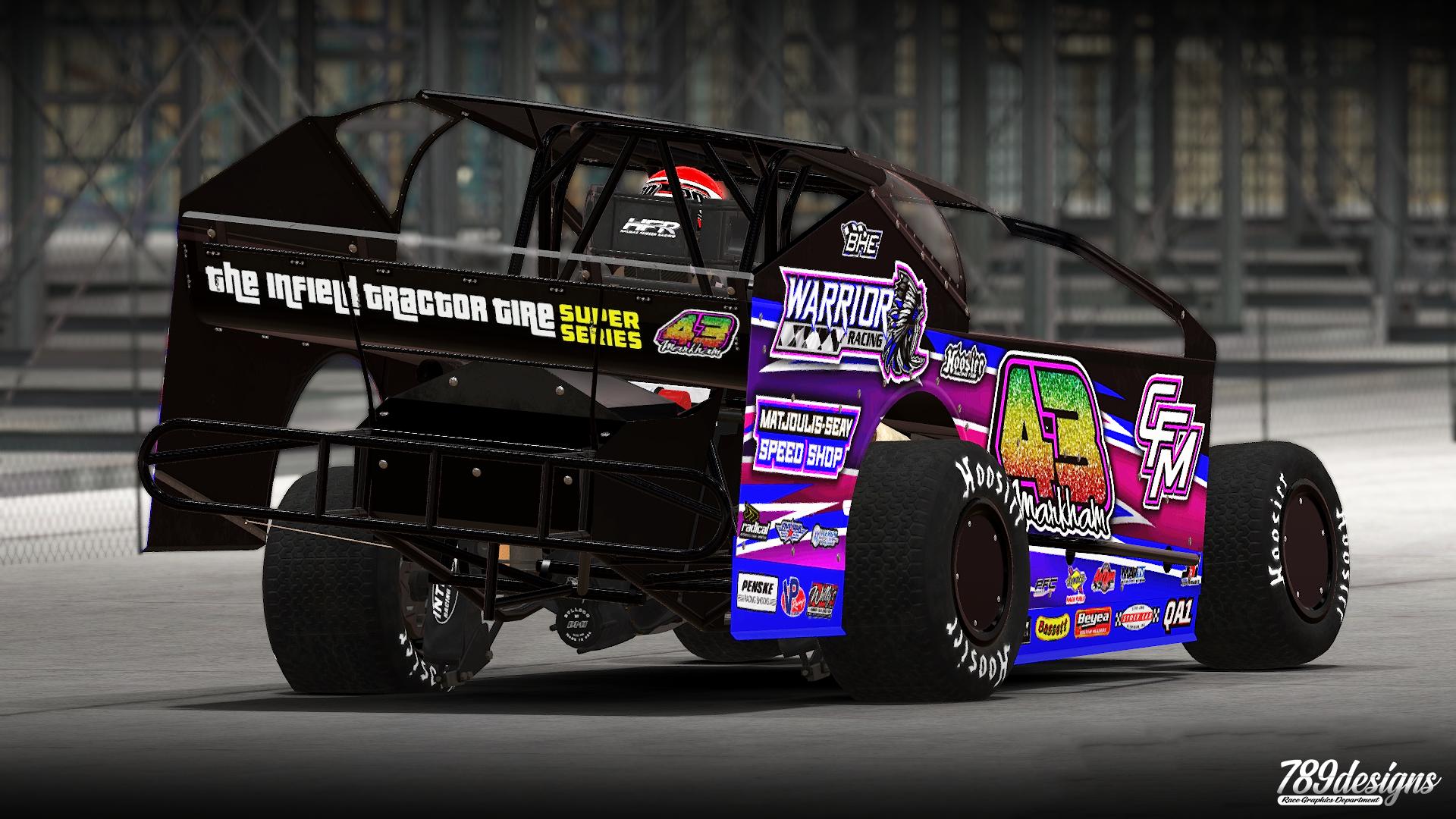 Davin Markham Big Block Modified by Garrett Marshall - Trading Paints