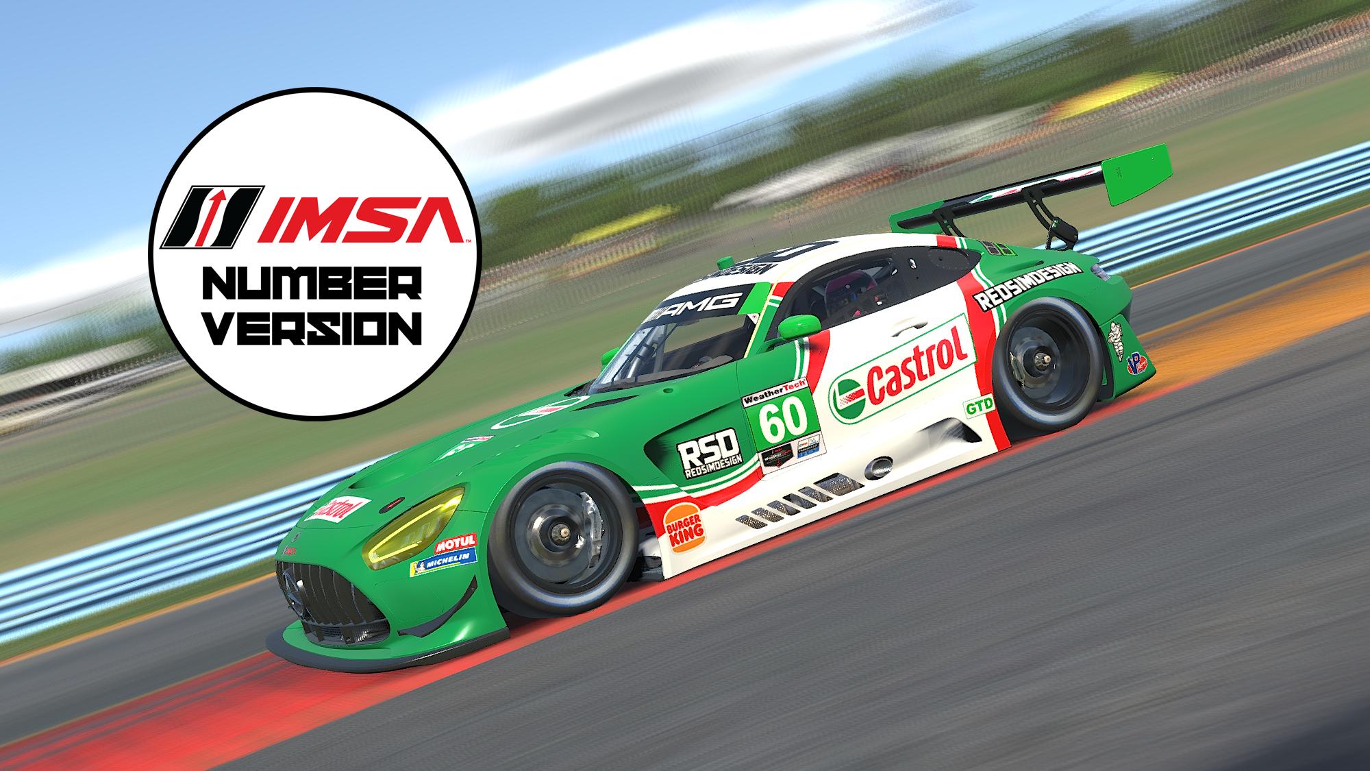 Castrol AMG GT3 w/IMSA decals by Blaine Sparling - Trading Paints