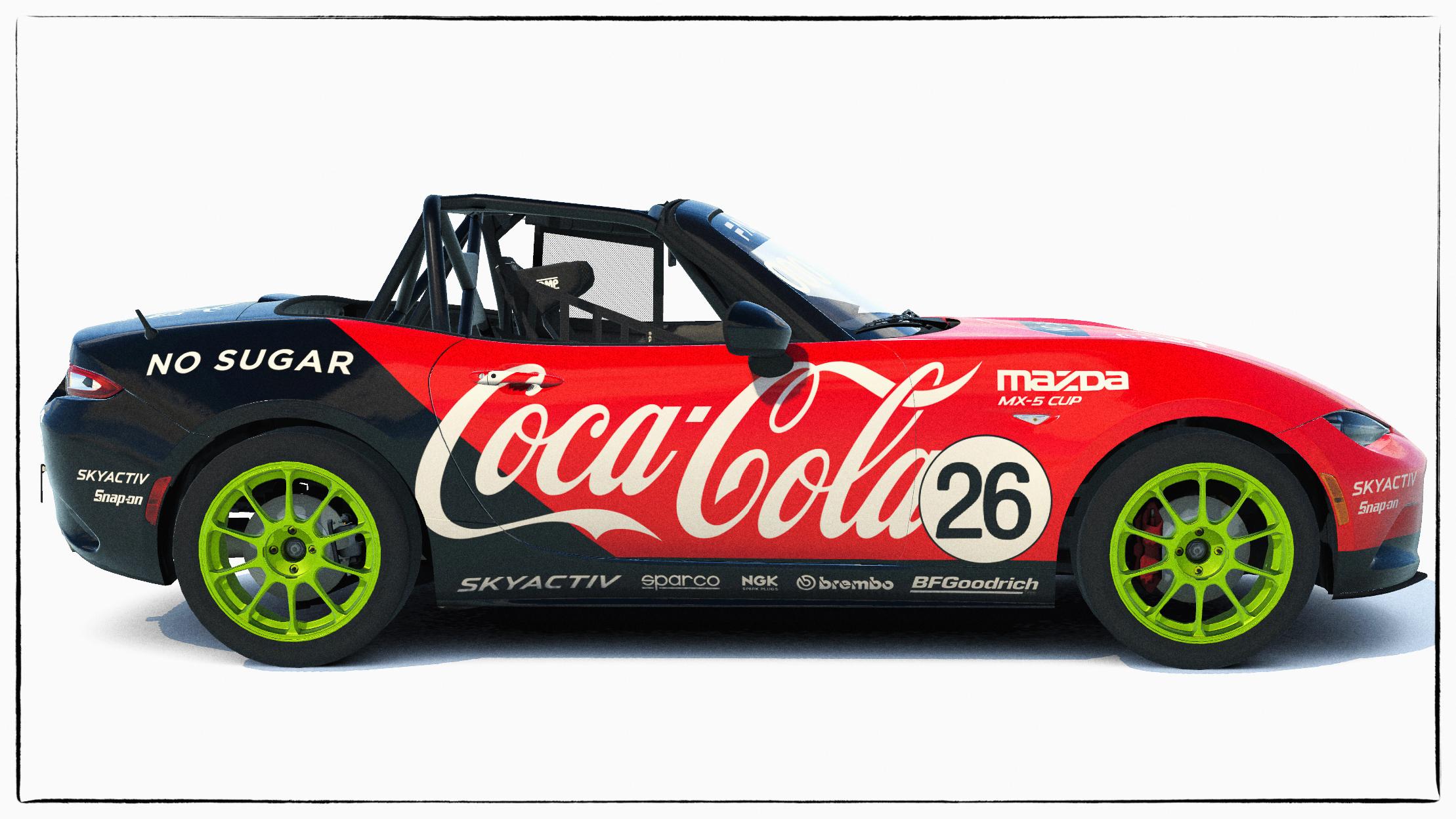 Coca-Cola NO SUGAR Global Mazda MX5 - 2021 UPDATE by Simon Bailey ...
