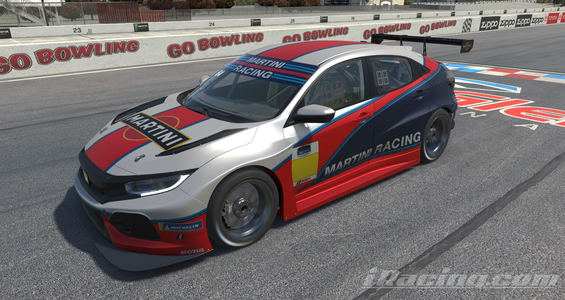 Honda Civic Type R Martini Racing by Chris Bull - Trading Paints