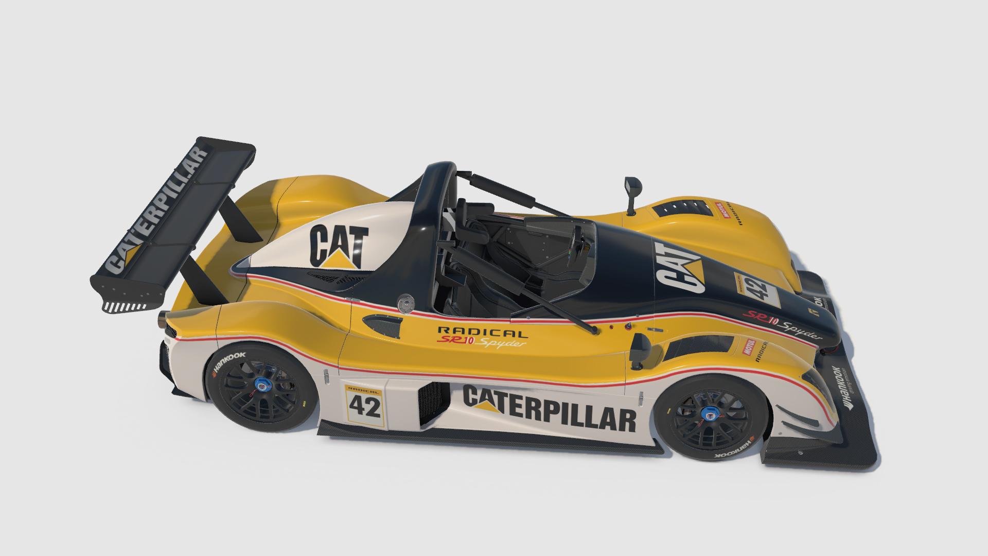 Caterpillar Radical SR10 Spyder with Carbon Fiber Fender Louvers by ...