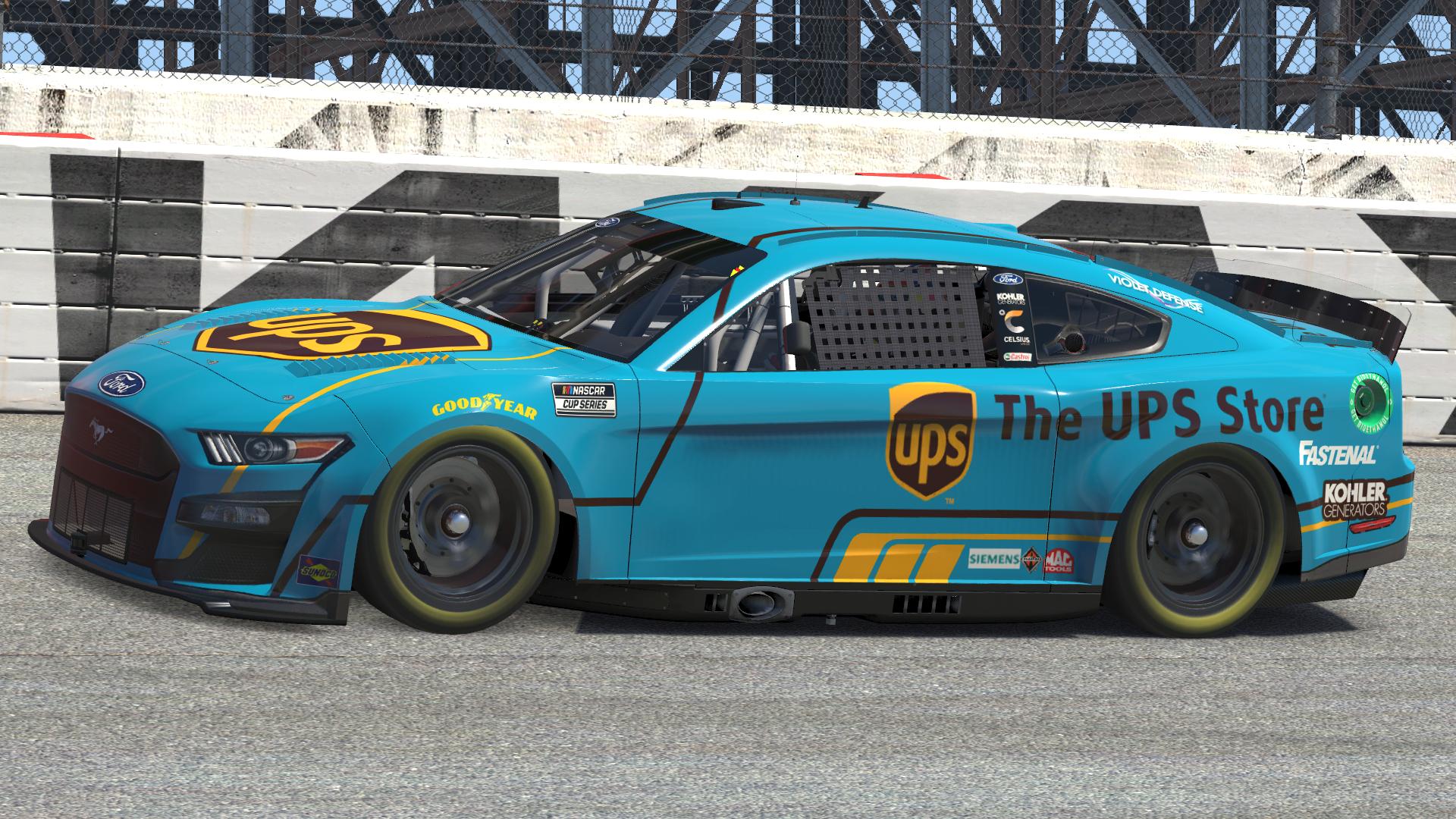 Fictional The UPS Store Ford Mustang by Jacob Fortino - Trading Paints