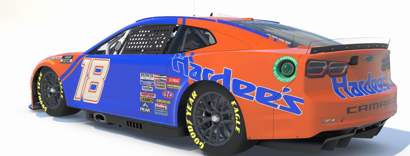 Russ Wheeler Hardees Camaro Throwbnack *Days of Thunder* by Gary G ...