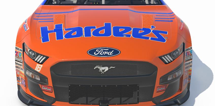 Russ Wheeler Hardees Ford Mustang Throwback *Days of Tunder* by Gary G ...