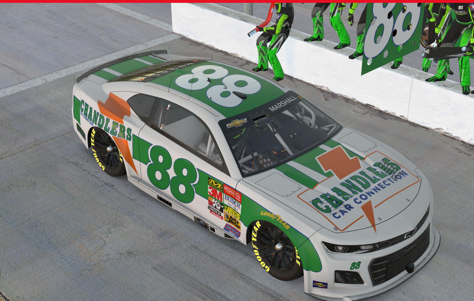 #88 Mark McCrary/Chandlers Car Connection/Gatorade Throwback by Allen ...