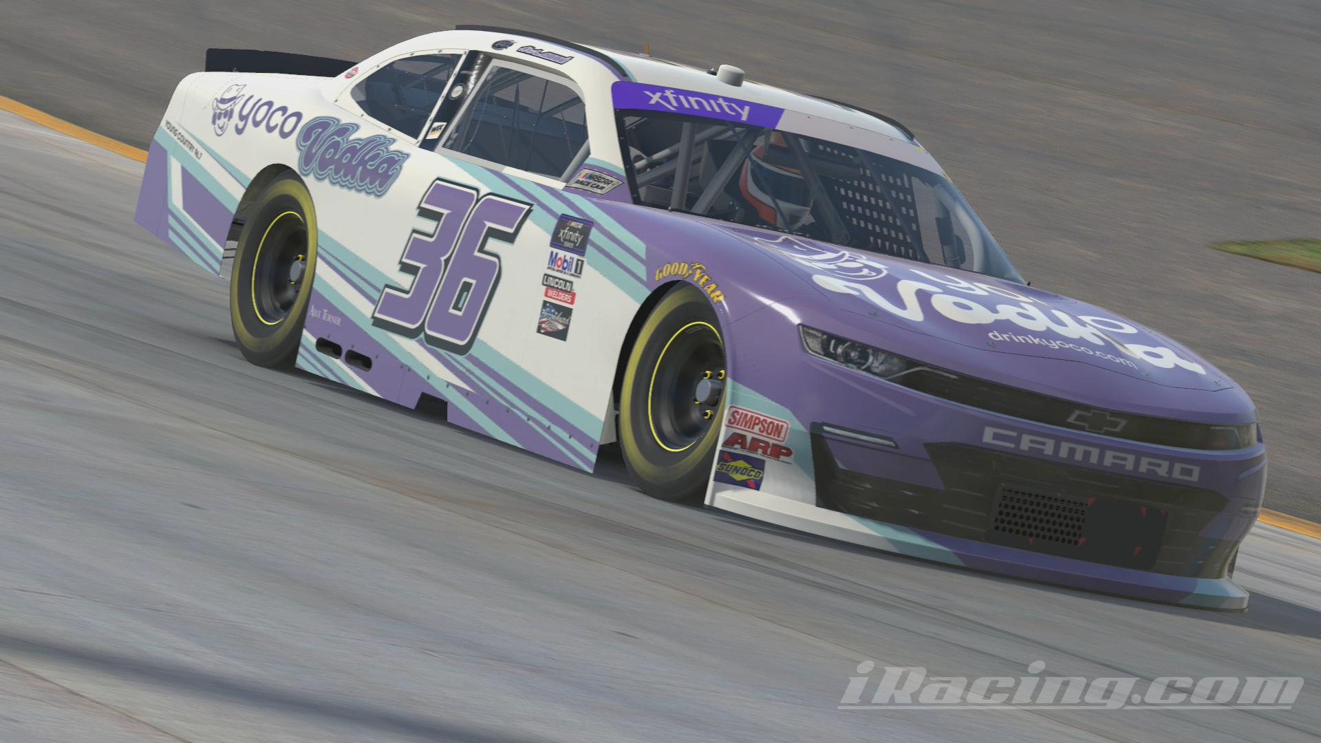 2022 Alex Labbe Yoco Vodka Nashville Camaro by Vic Bloom - Trading Paints