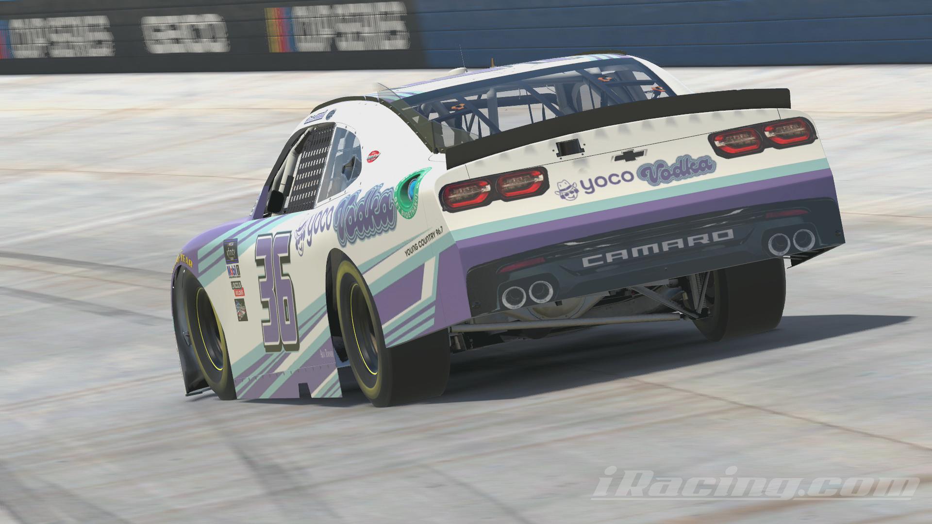 2022 Alex Labbe Yoco Vodka Nashville Camaro by Vic Bloom - Trading Paints