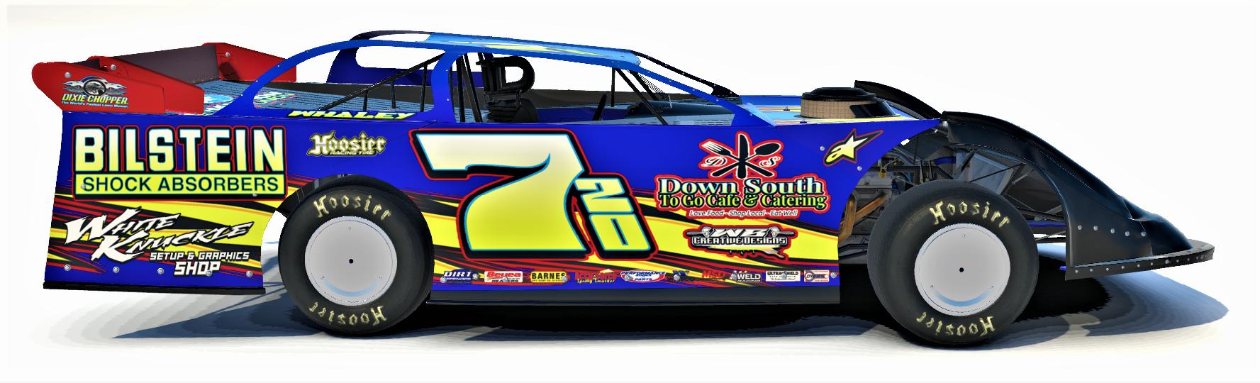 Jackie Whaley BLU YEL RED DLM by Wade B. - Trading Paints