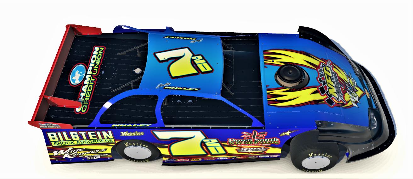 Jackie Whaley BLU YEL RED DLM by Wade B. - Trading Paints