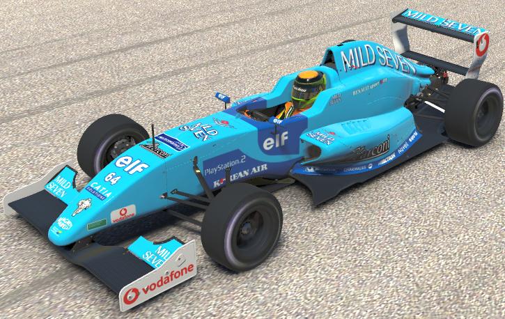 2001 Benetton B201 by Matthew Ponto - Trading Paints