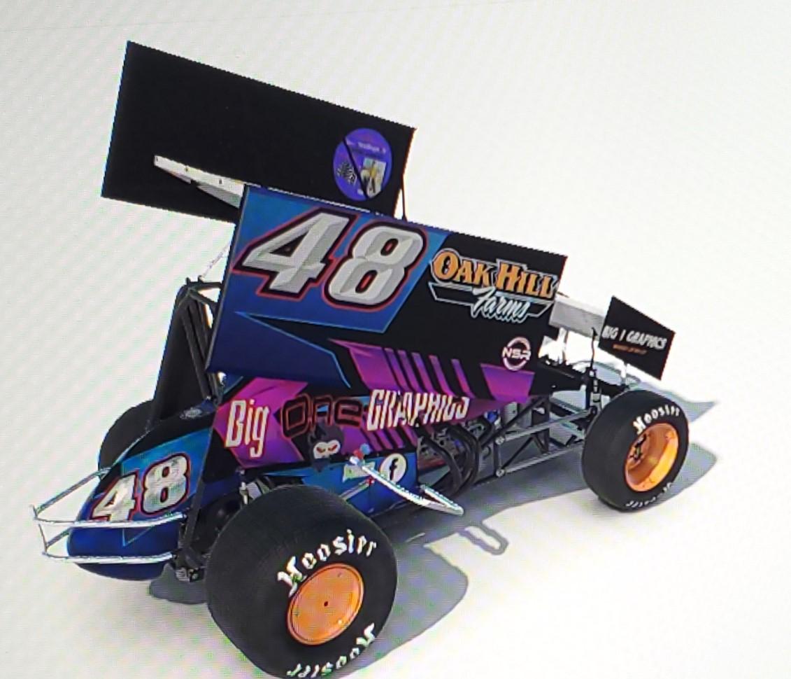 Matt Stamm #48 Sprint Car by Jason Neidlinger - Trading Paints