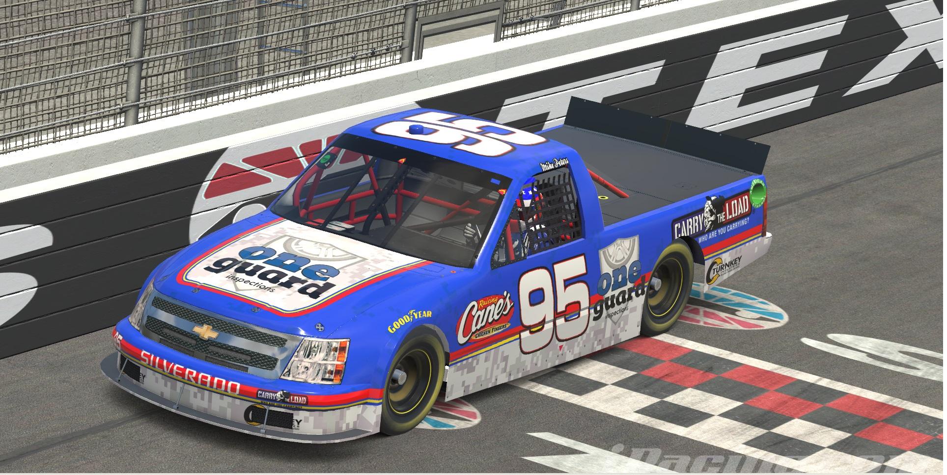 Mike Peters 95 Pro Truck Raising Canes / One Guard Inspections / Carry ...