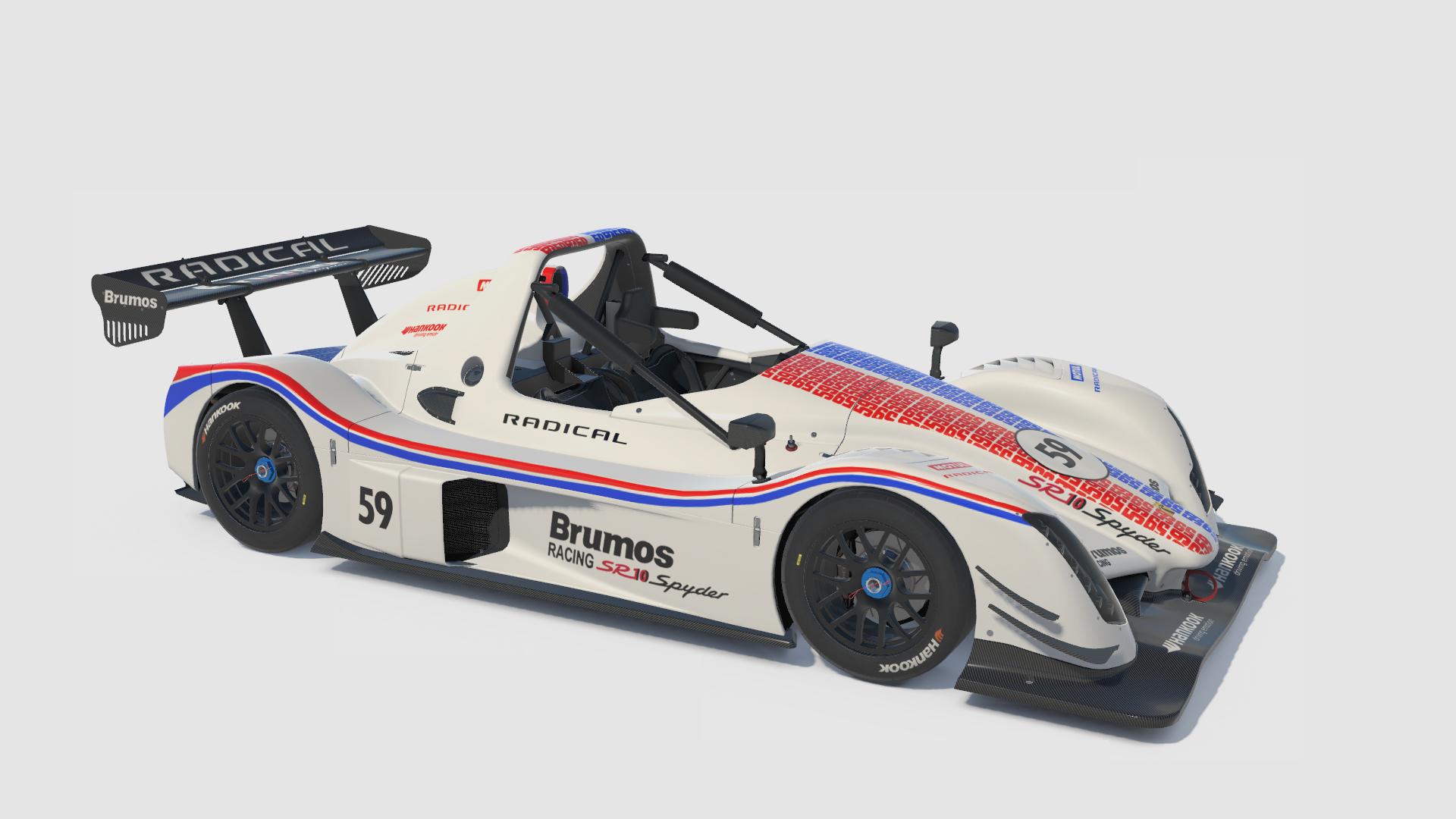 Brumos Radical SR10 Spyder by Bill Krause - Trading Paints